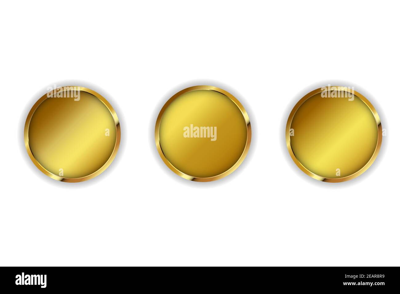 Gold gradient collection vector Stock Vector Images - Alamy