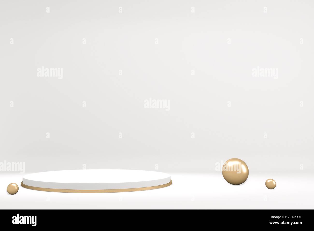 White podium minimal design product scene. 3d rendering Stock Photo - Alamy