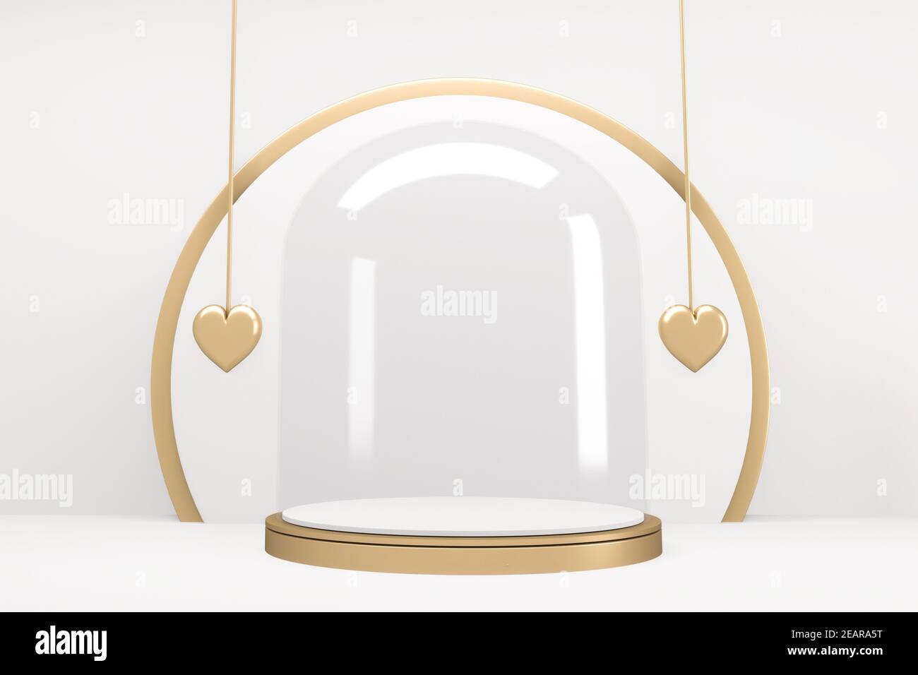 White podium minimal design product scene. 3d rendering Stock Photo - Alamy