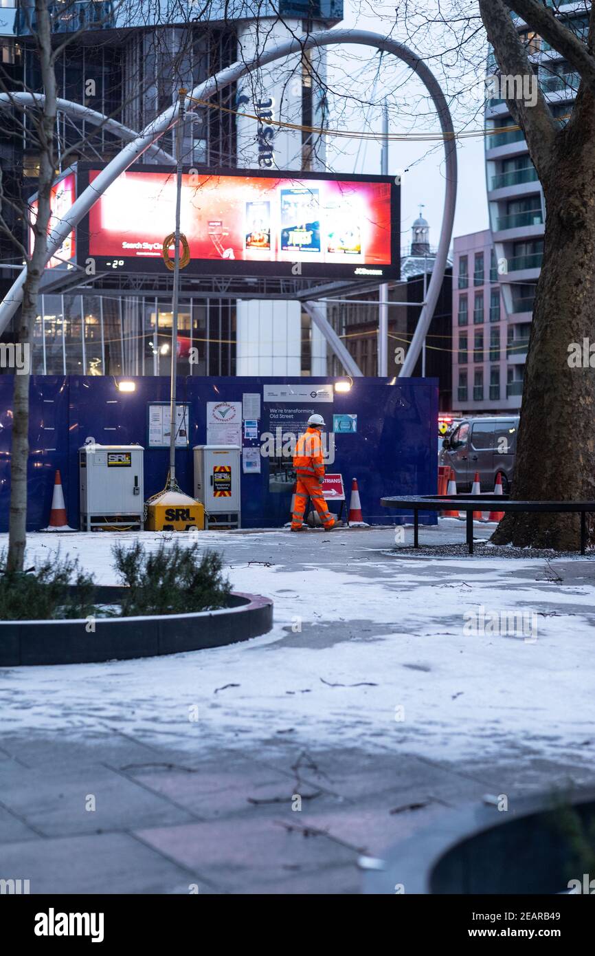 London in the Cold Stock Photo - Alamy