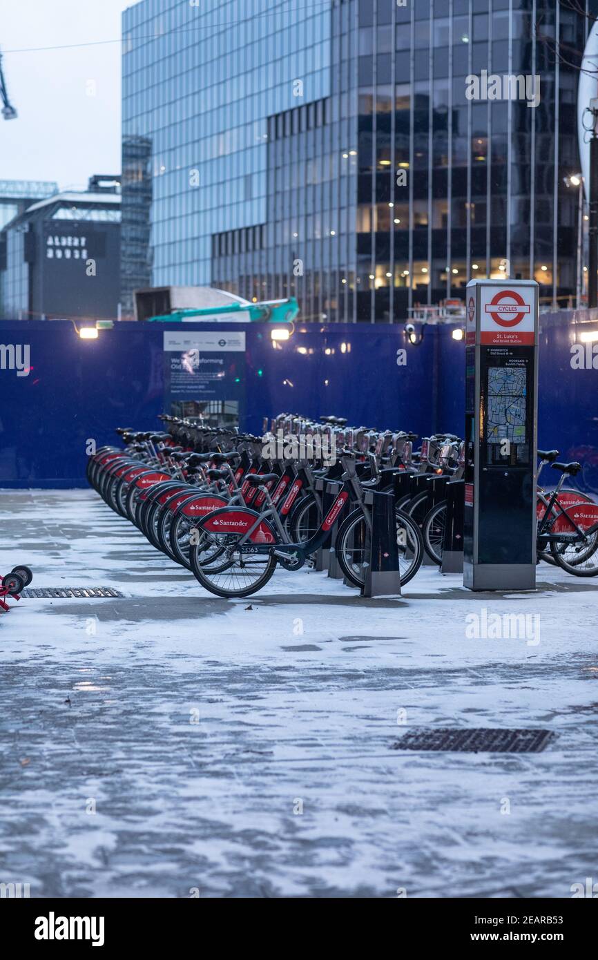 London in the Cold Stock Photo - Alamy