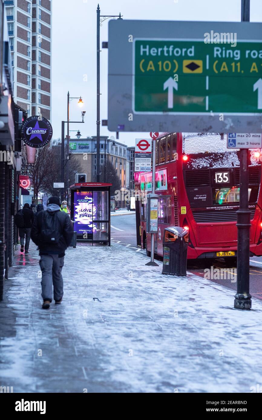 London in the Cold Stock Photo - Alamy
