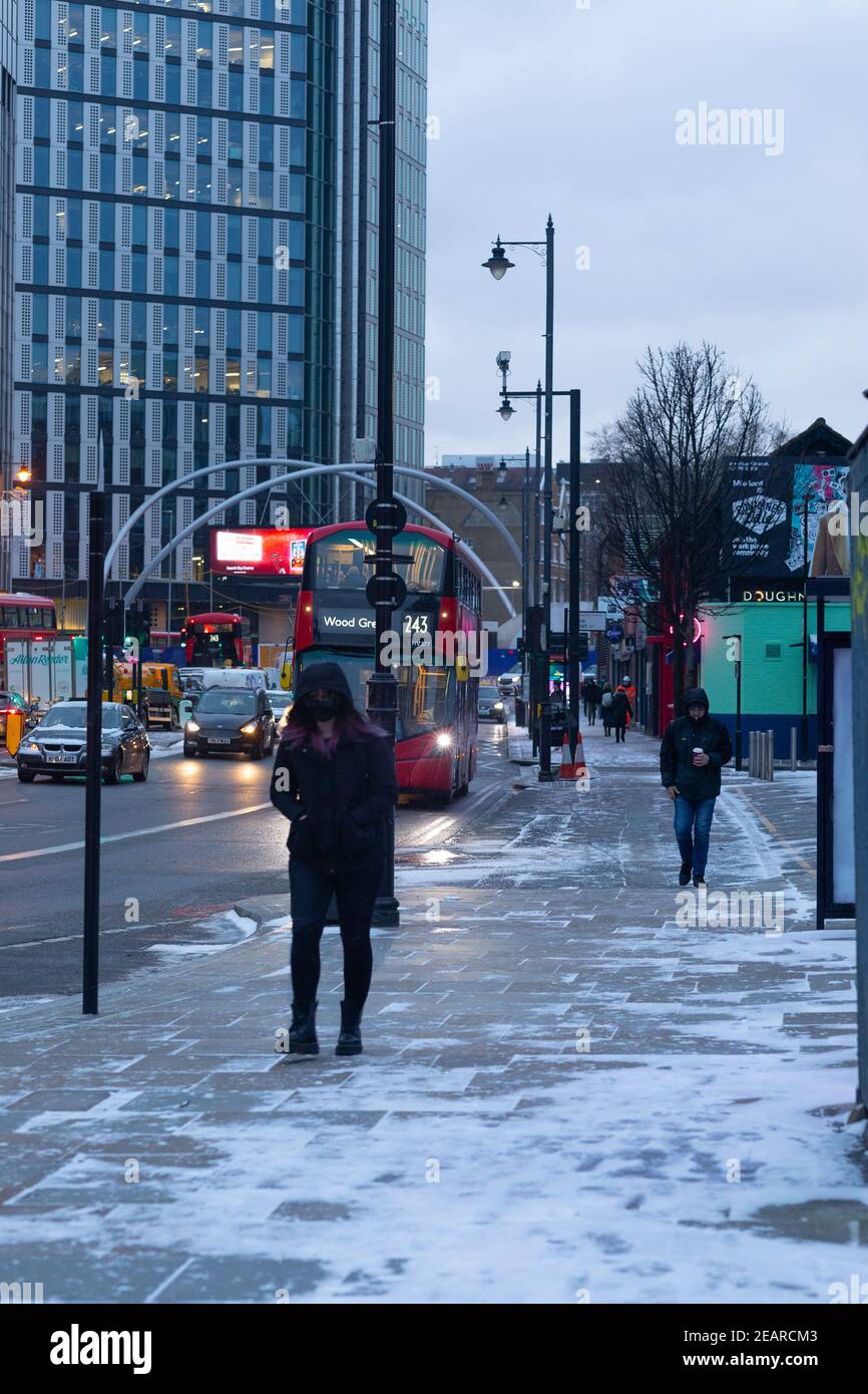 London in the Cold Stock Photo - Alamy