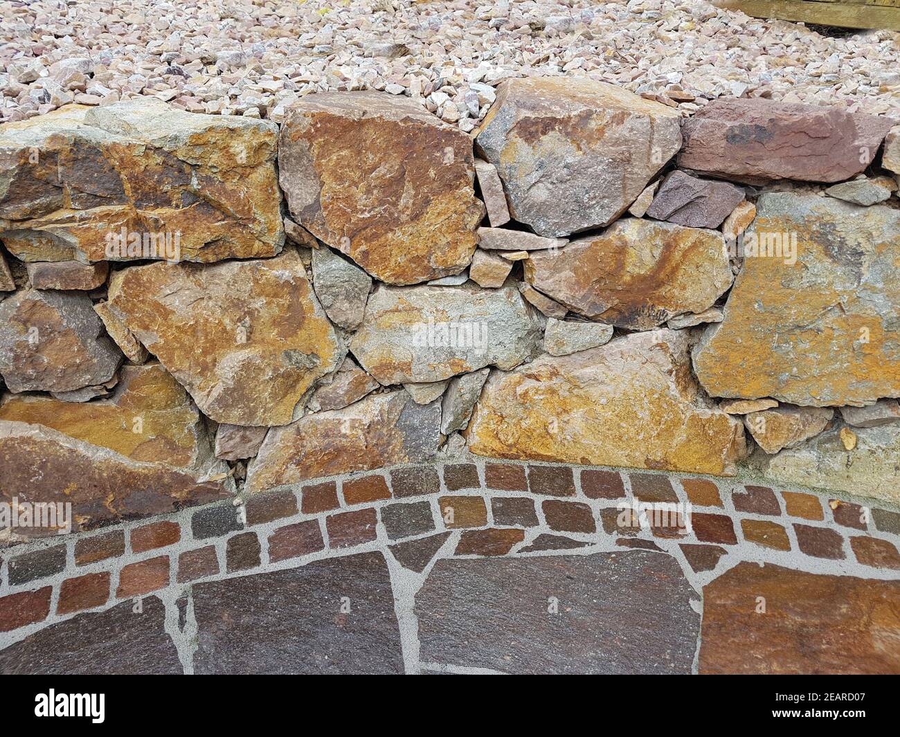 Trockenmauer garten hi-res stock photography and images - Alamy