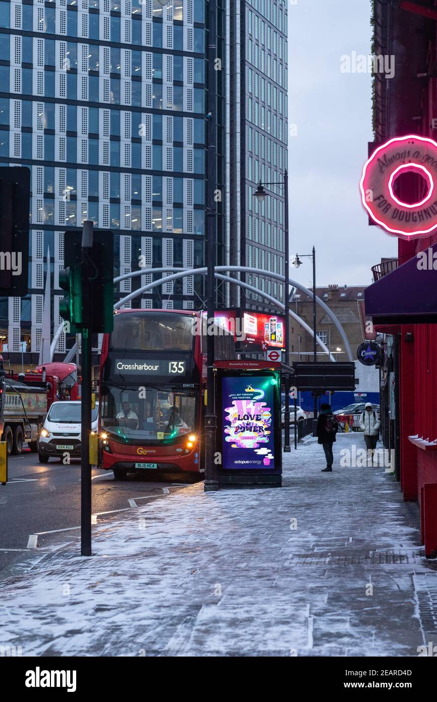 London in the Cold Stock Photo - Alamy