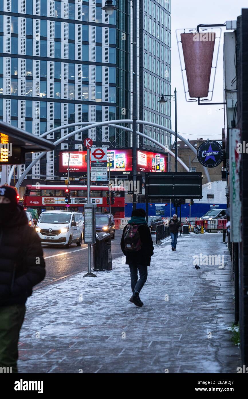 London in the Cold Stock Photo - Alamy