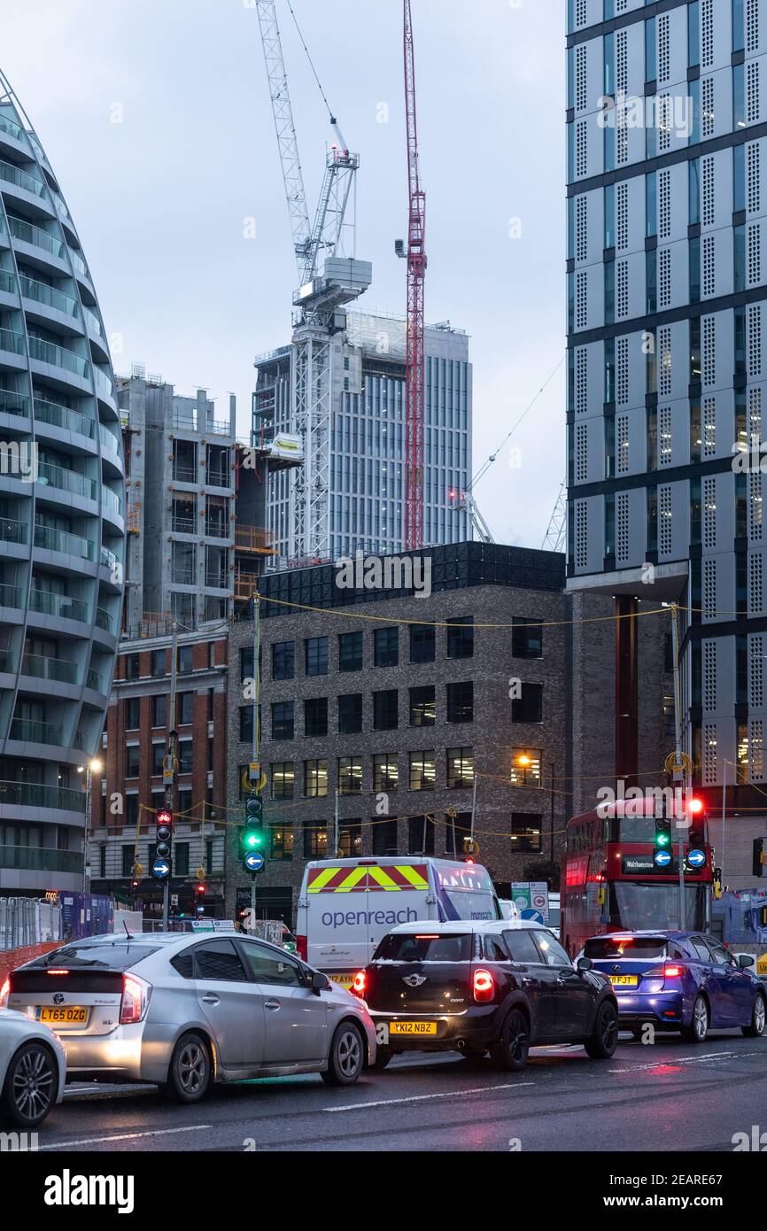 London in the Cold Stock Photo - Alamy