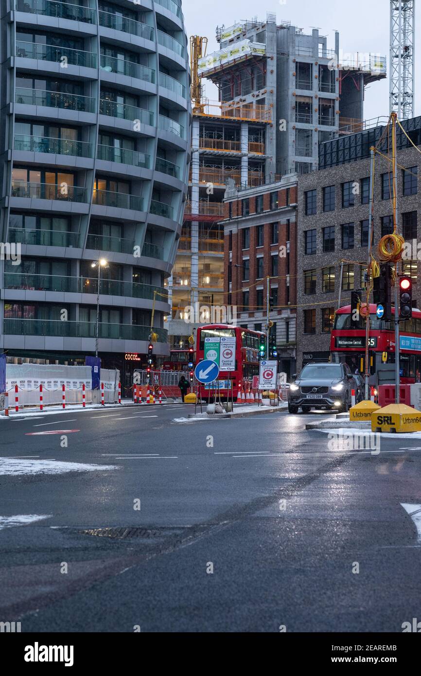London in the Cold Stock Photo - Alamy
