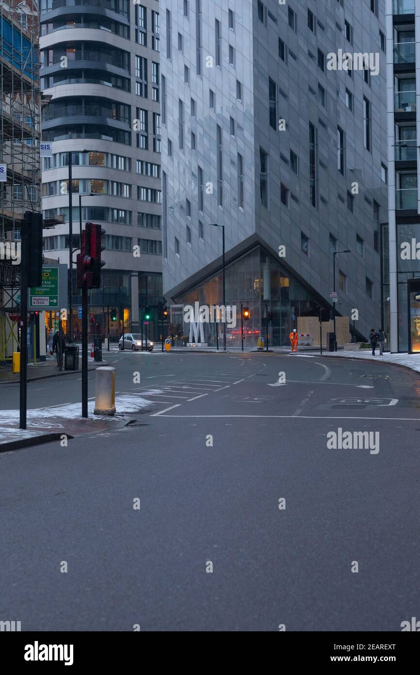 London in the Cold Stock Photo - Alamy