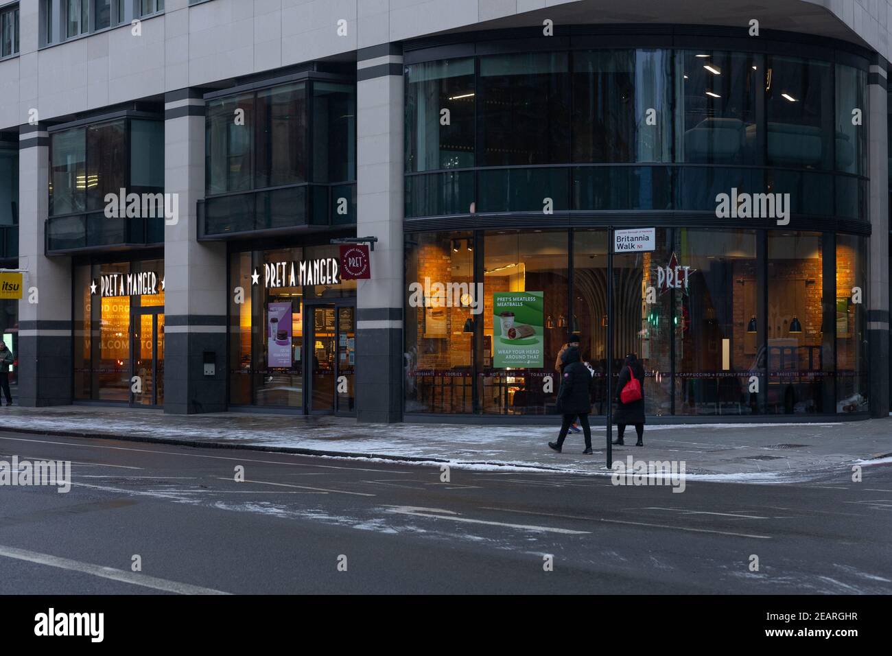 London in the Cold Stock Photo - Alamy