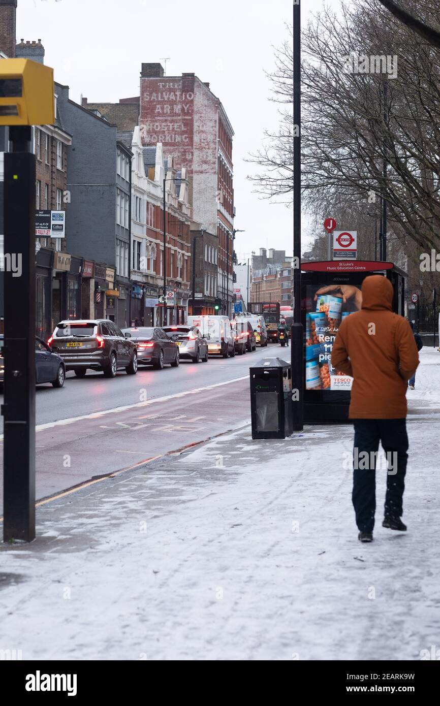 London in the Cold Stock Photo - Alamy