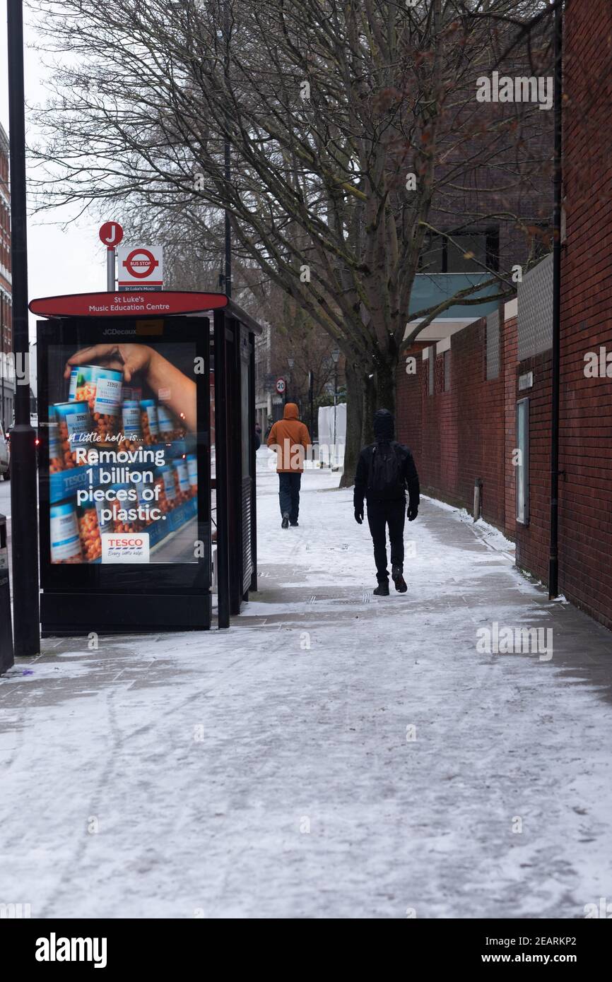 London in the Cold Stock Photo - Alamy