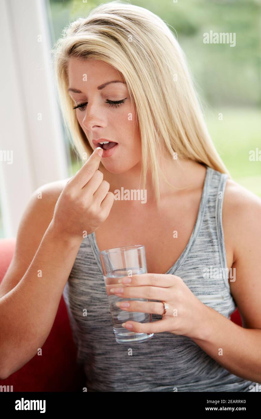 Taking tablet hi-res stock photography and images - Alamy