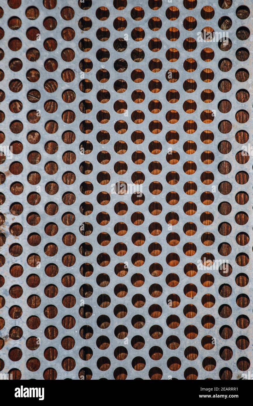 Texture of rusty iron mesh, on a black background Stock Photo - Alamy