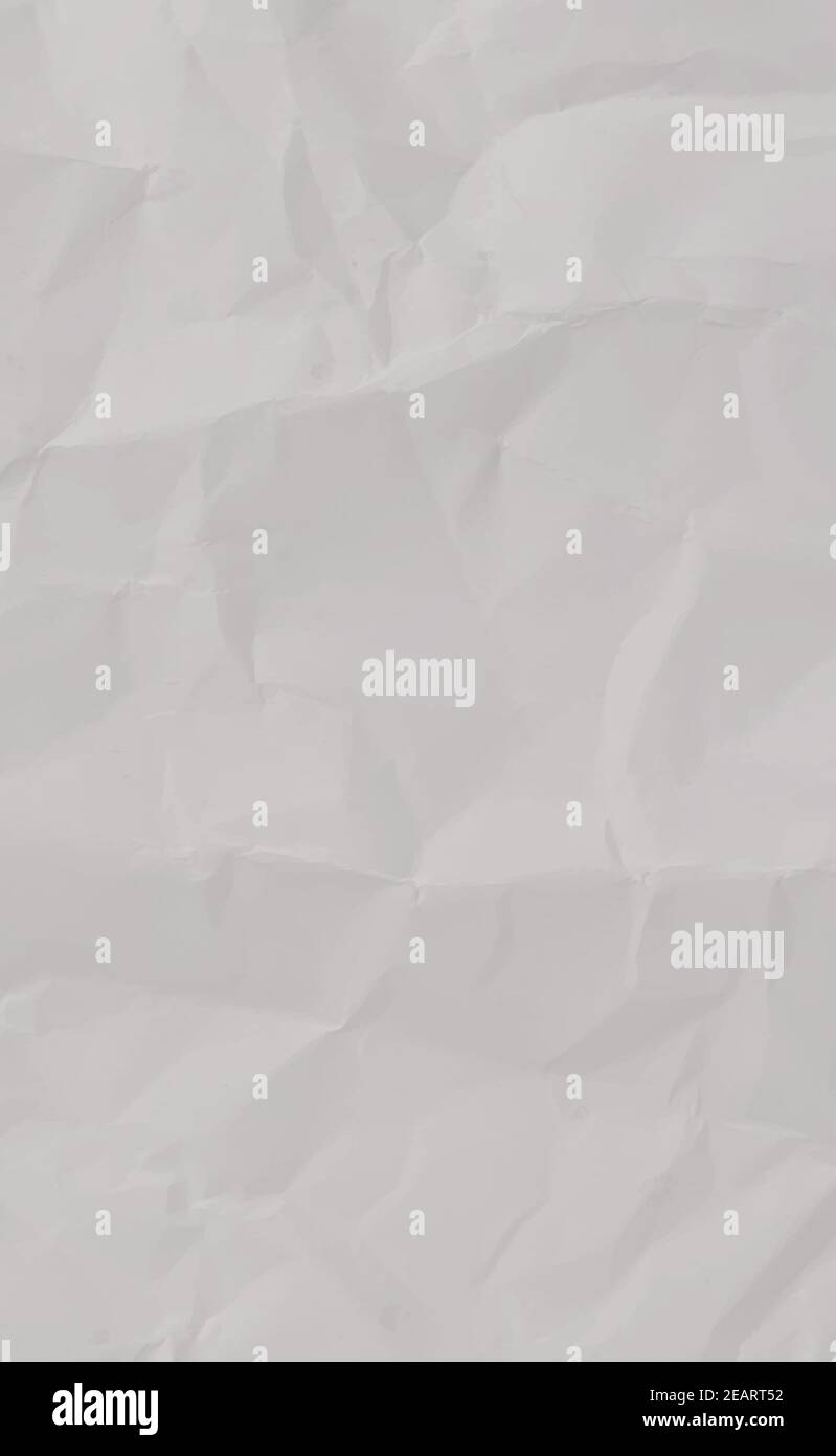 Crumpled white paper with many different bends Stock Photo - Alamy