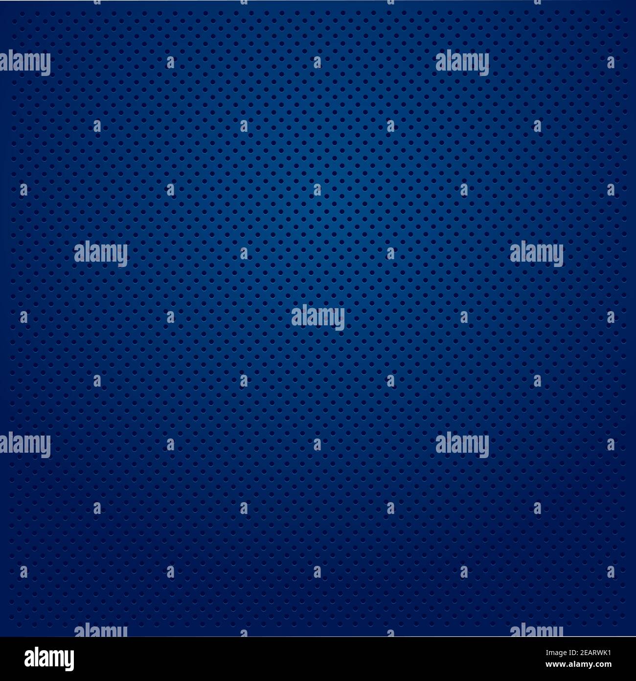 Blue perforated blue background with black holes and glow Stock Photo ...