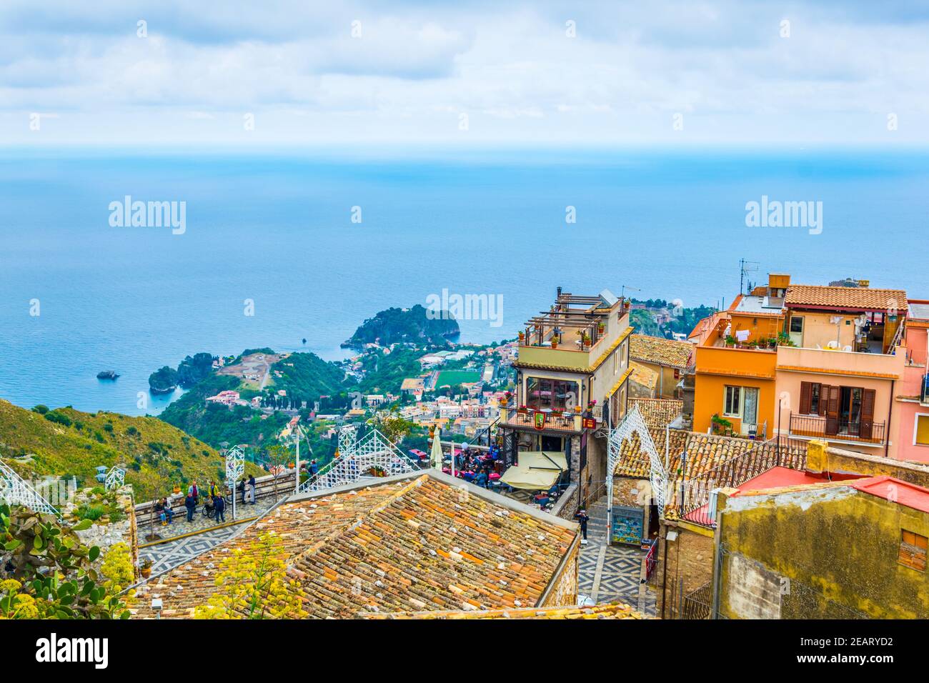 Castelmola village hi-res stock photography and images - Alamy