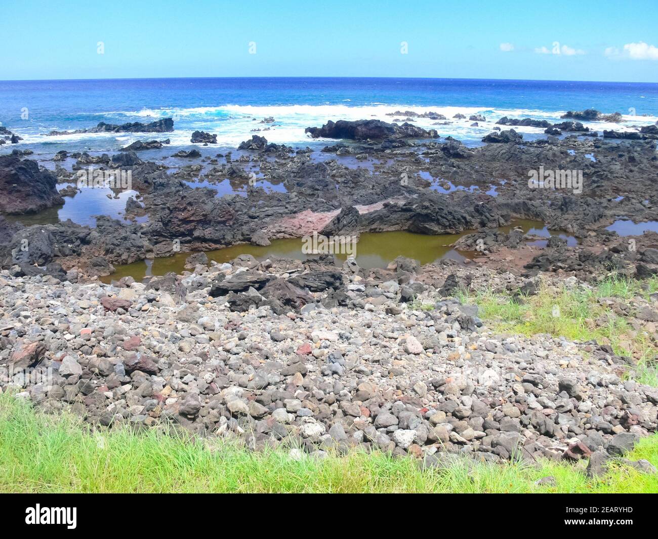 Easter island chile aerial hi-res stock photography and images - Alamy