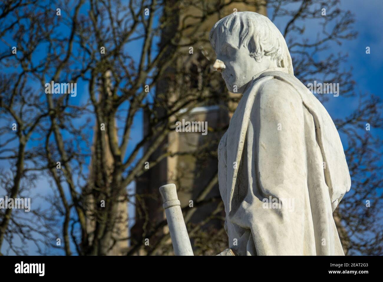 Admiral Lord Nelson Statue Norwich Cathedral Stock Photo - Alamy