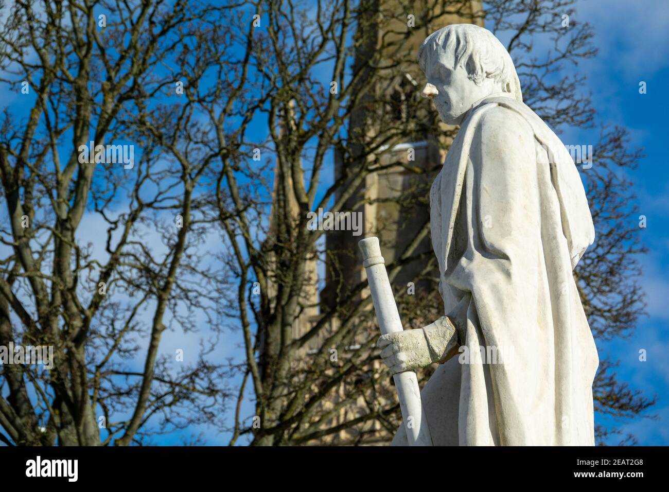 Admiral Lord Nelson Statue Norwich Cathedral Stock Photo - Alamy