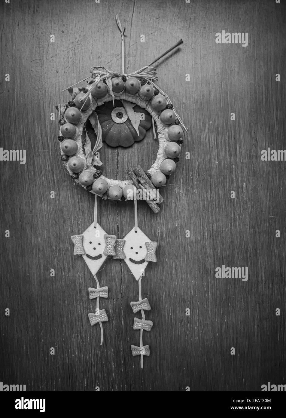 Decorative talisman on the door Stock Photo - Alamy
