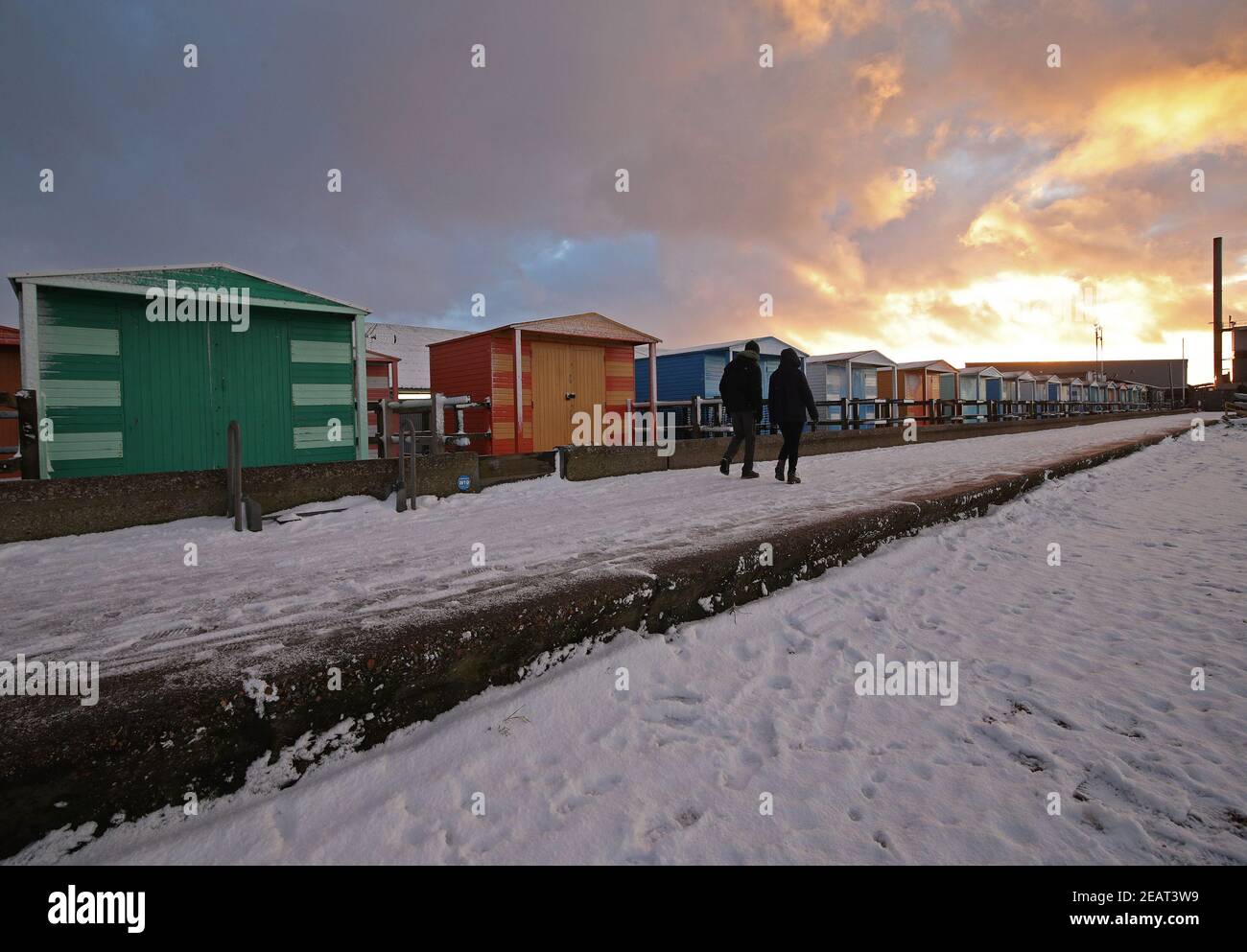 Whitstable Kent Snow High Resolution Stock Photography and Images - Alamy