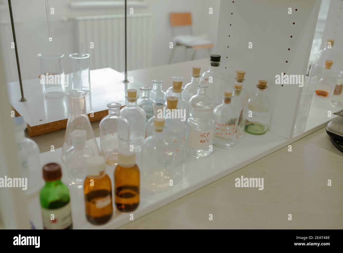 Different test tubes in a laboratory Stock Photo - Alamy