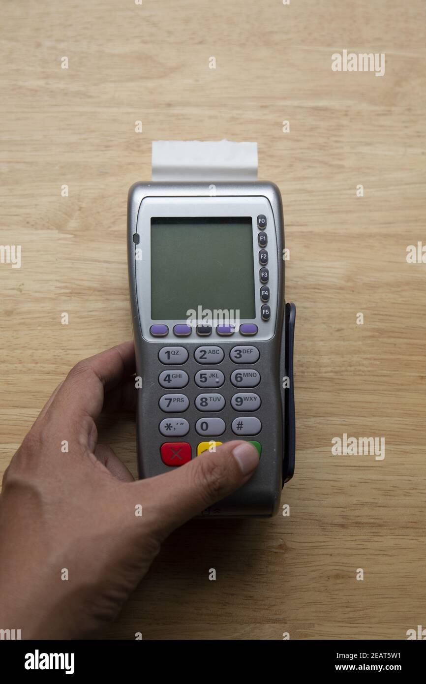 Atm keypad pos terminal credit card hi-res stock photography and images ...