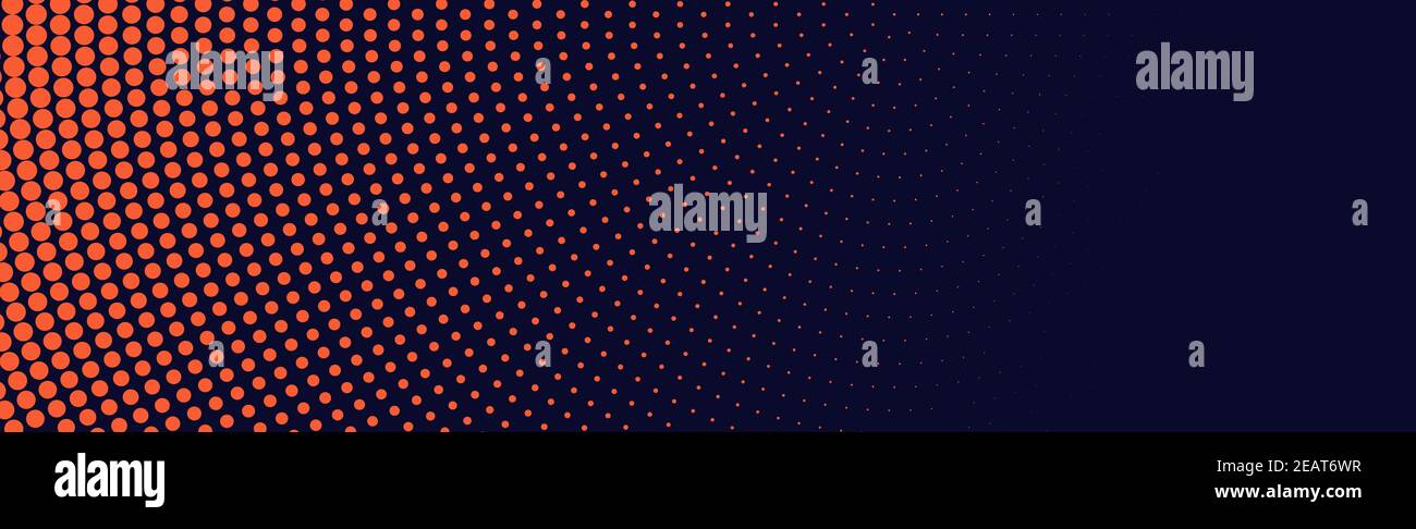 Many dots on a blue panoramic background Stock Photo - Alamy
