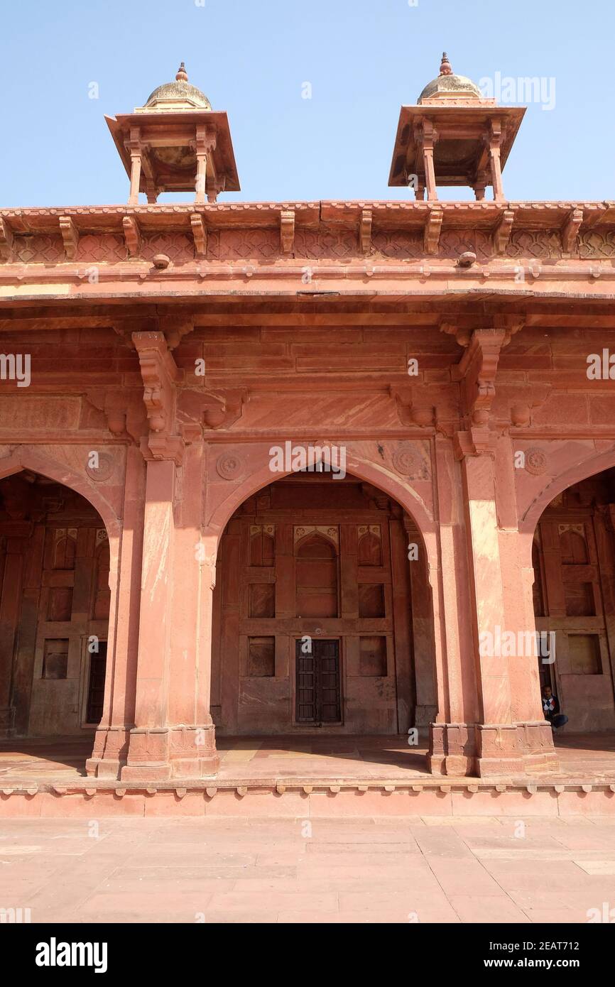 Historical city constructed by Mughal emperor Akbar in Fatehpur Sikri ...