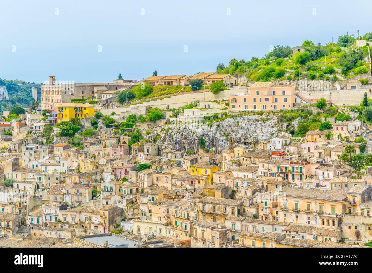 Aerial view of Modica, Sicily, Italy Stock Photo - Alamy