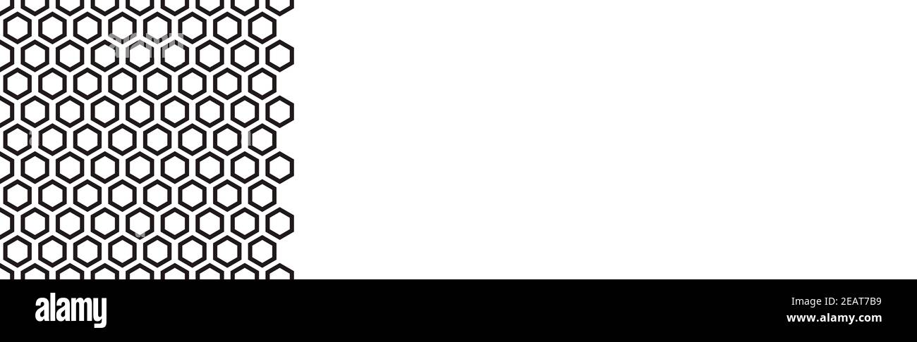 Hexagons abstract pattern Cut Out Stock Images & Pictures - Alamy