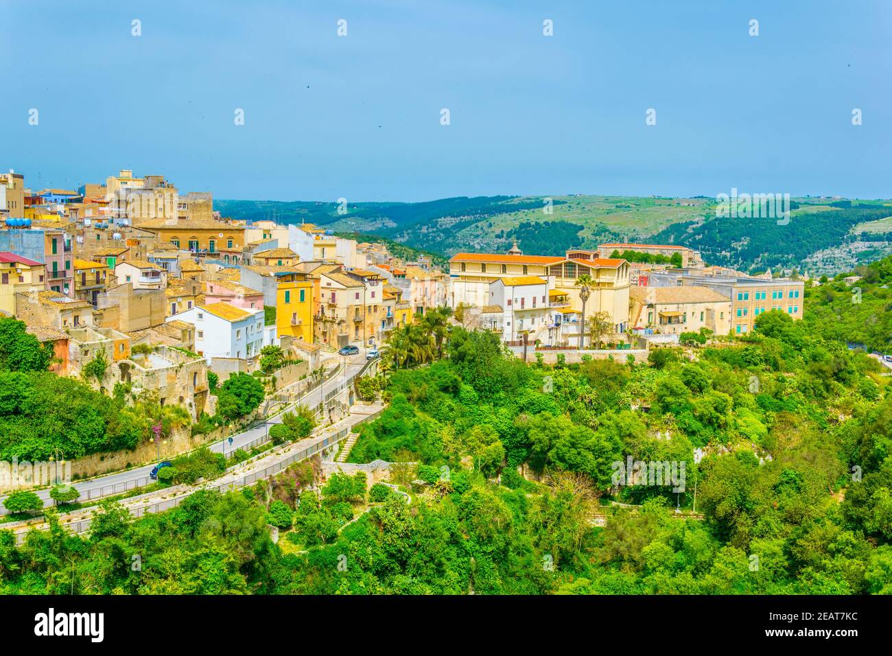 Aerial view of Ragusa, Sicily, Italy Stock Photo - Alamy
