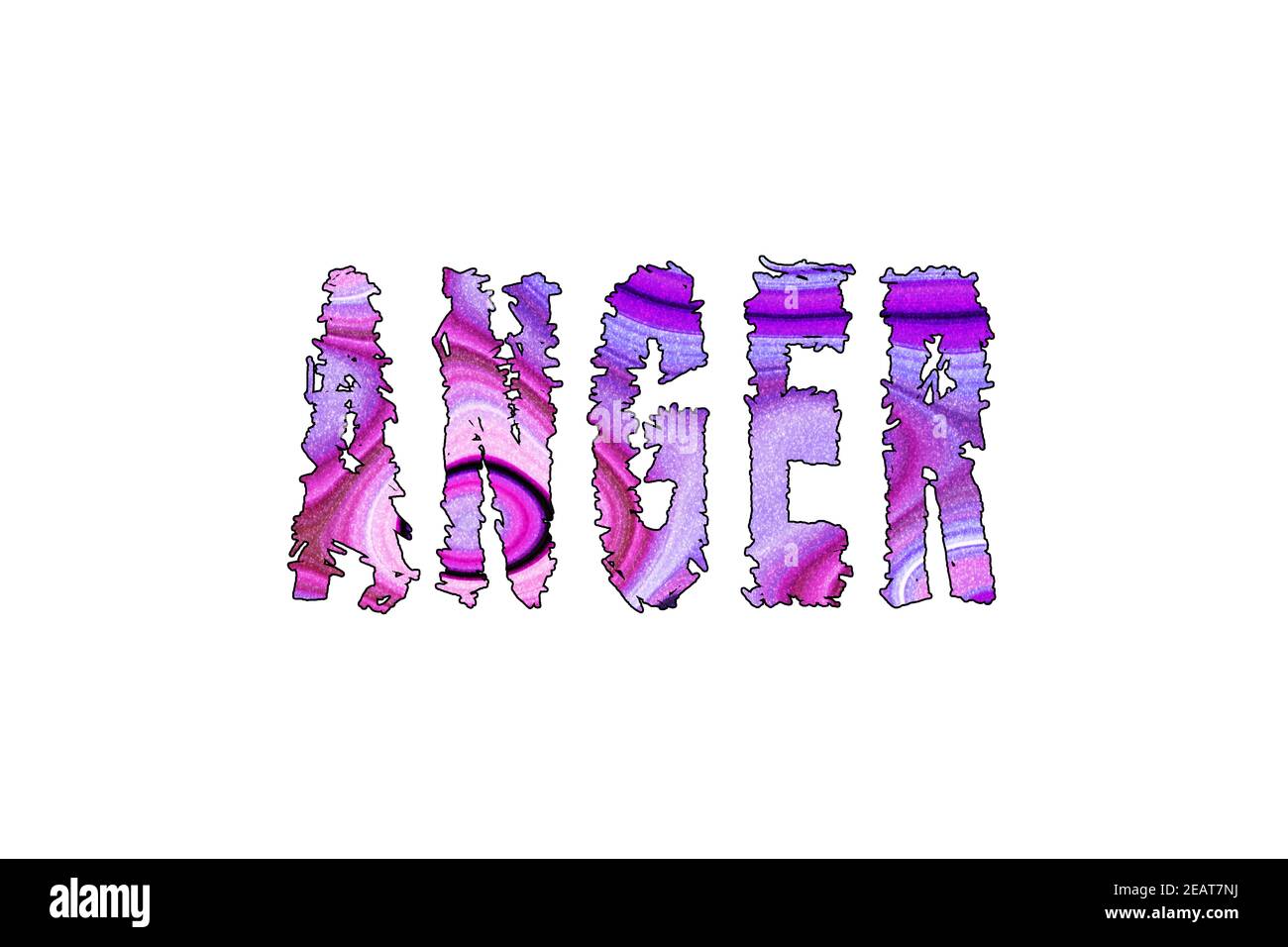 Anger Word Art