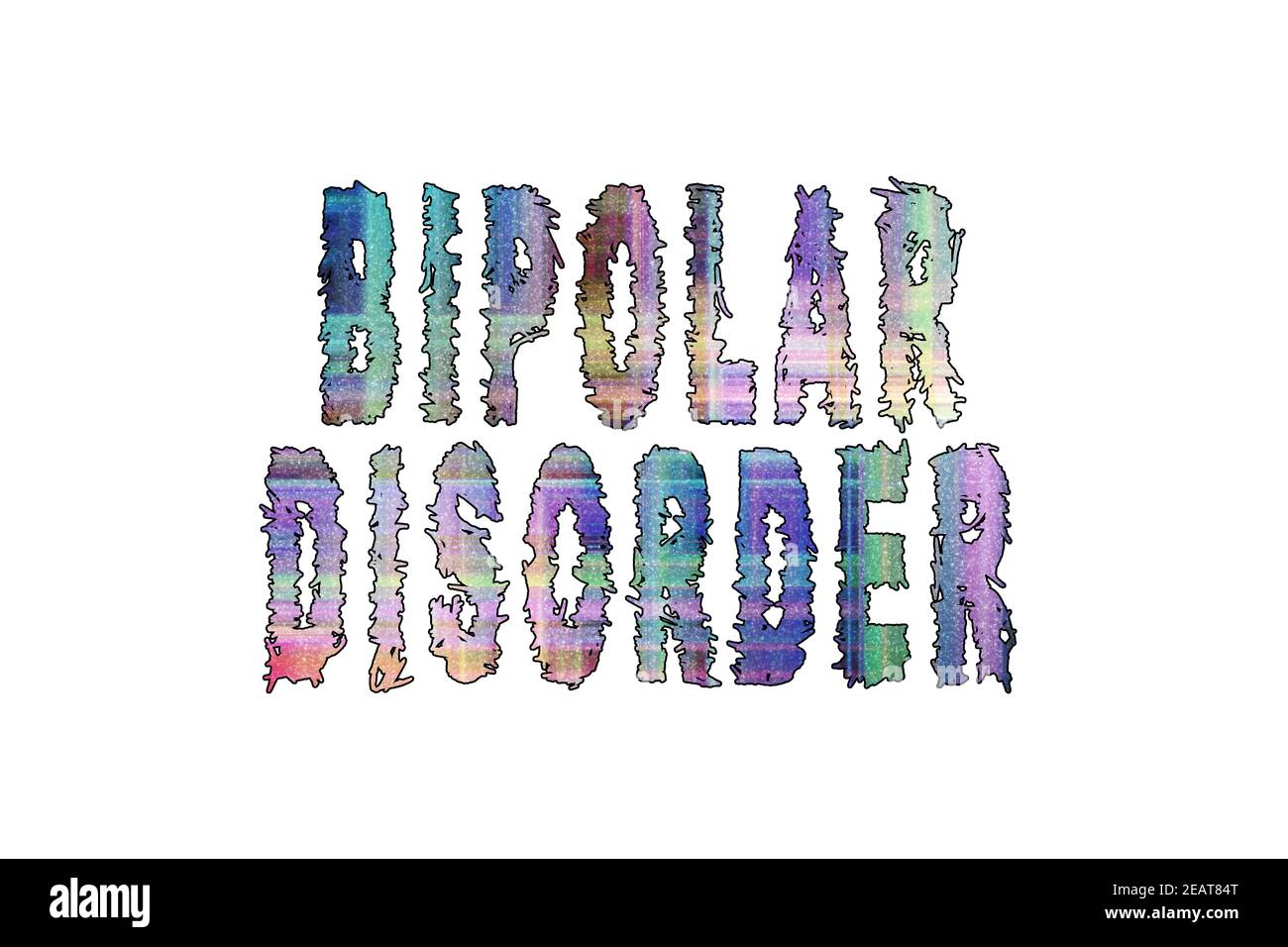 Bipolar Disorder, Banner, Poster and Sticker, with clipping path Stock ...