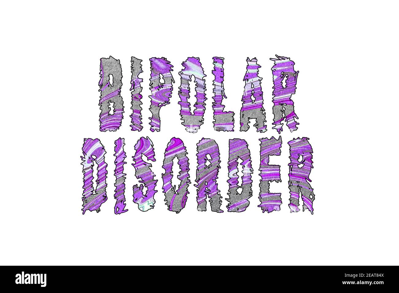 Bipolar Disorder, Banner, Poster and Sticker, with clipping path Stock ...