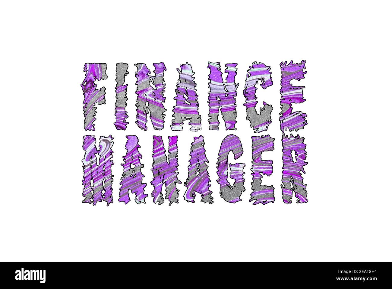 Finance manager, Banner, Poster and Sticker, with clipping path Stock ...