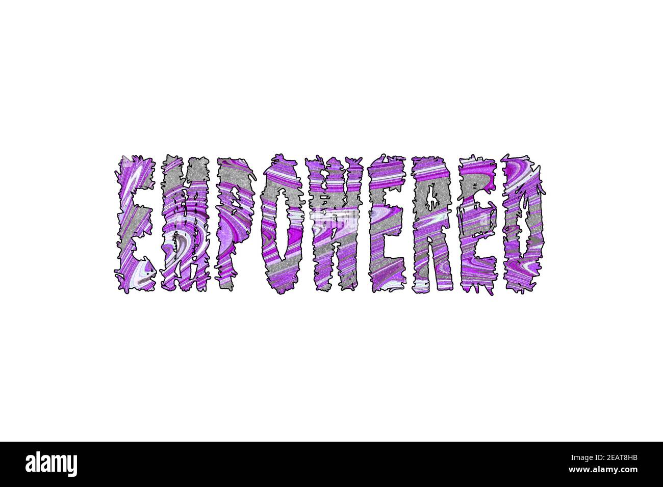 Empowered word banner poster hi-res stock photography and images - Alamy