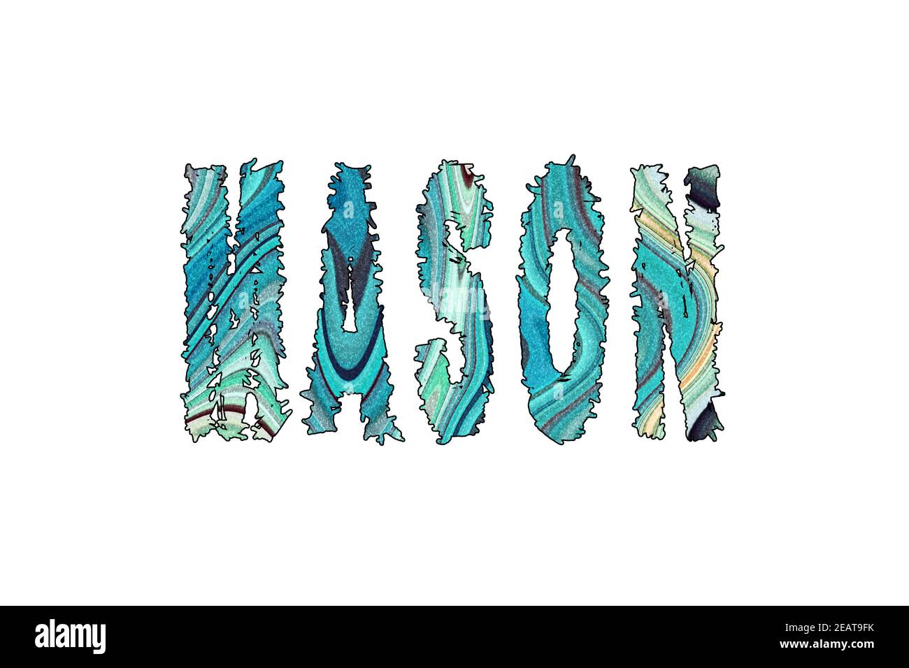 Mason word, Banner, Poster and Sticker, with clipping path Stock Photo ...