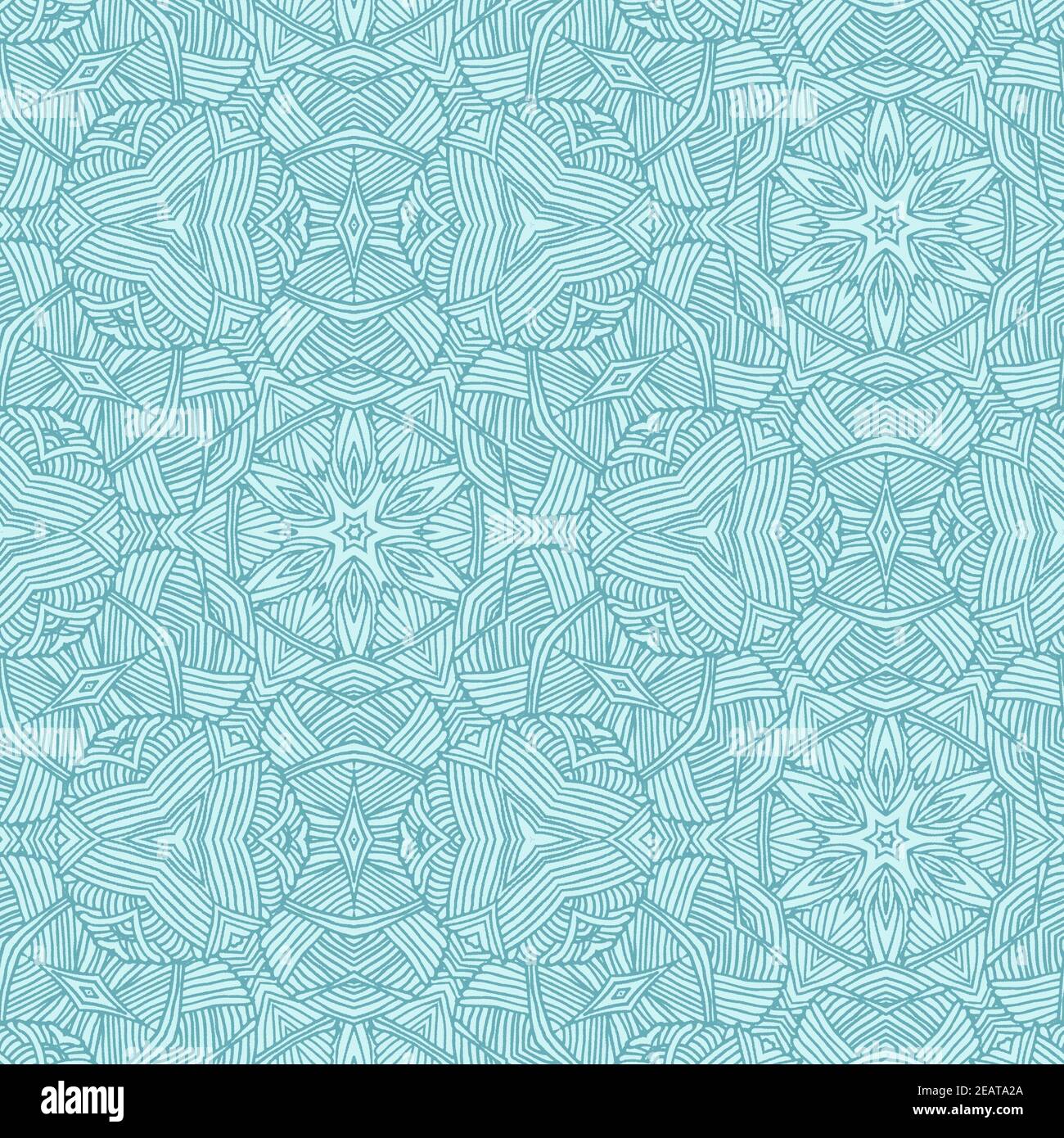 Patterned blue mandala geometric background for wallpapers Stock Photo ...