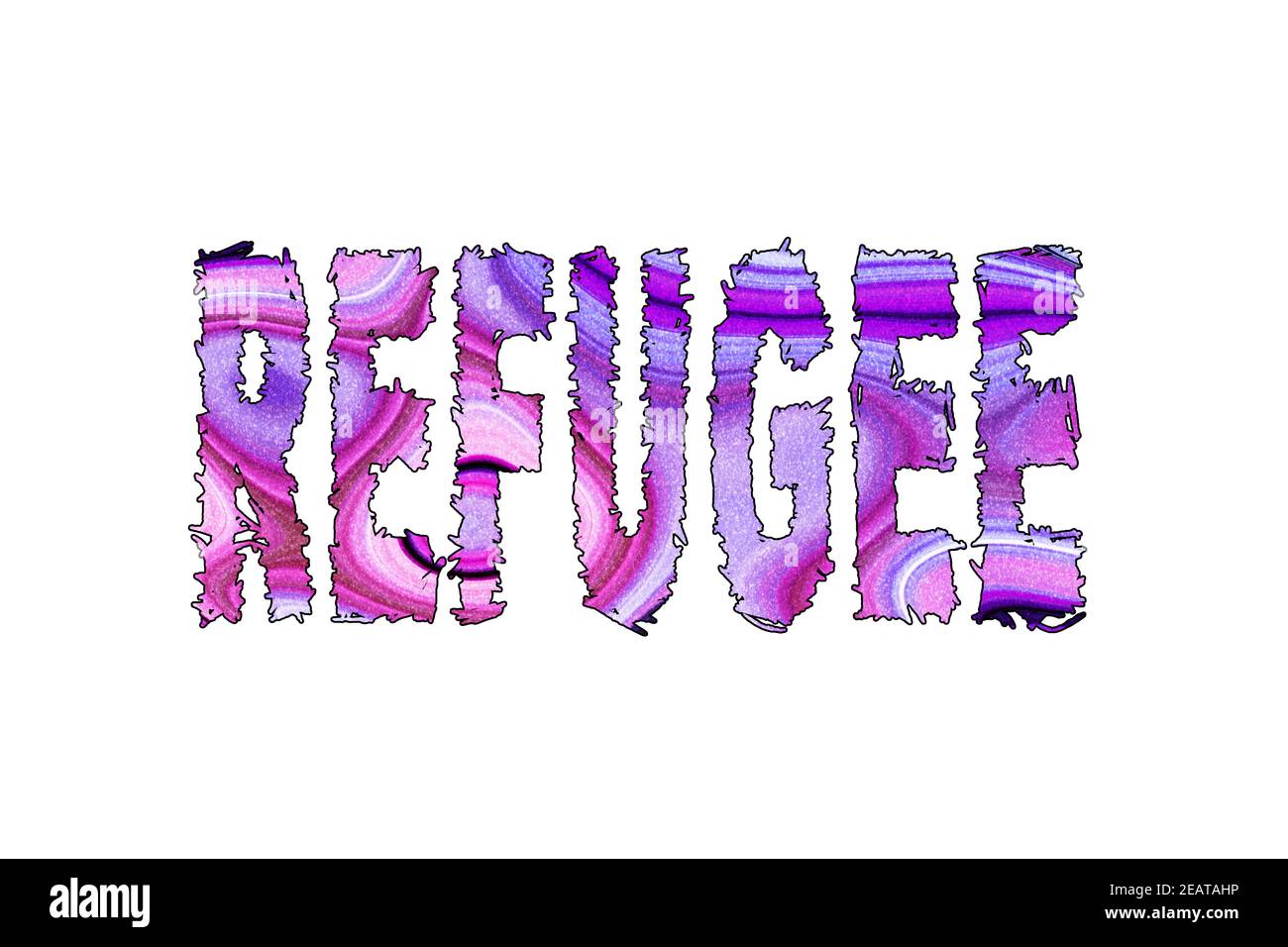 Homeless refugee Cut Out Stock Images & Pictures - Alamy