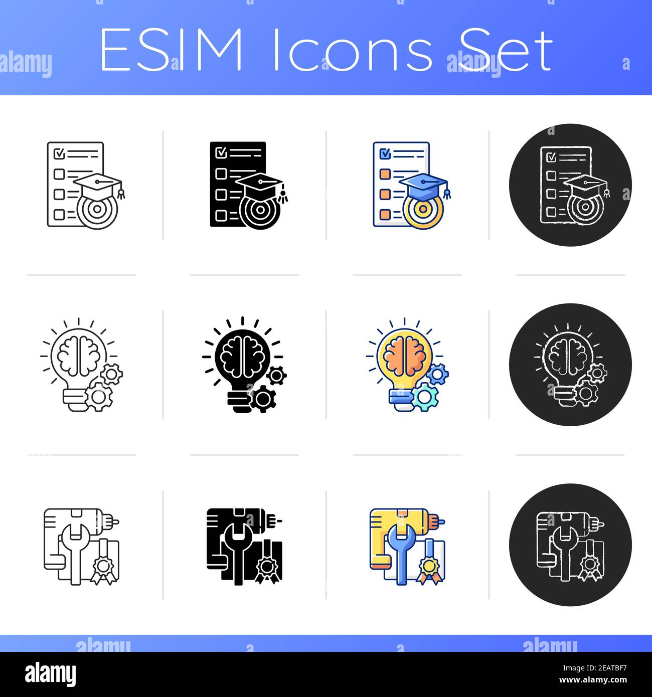 Workshop icons set Stock Vector Image & Art - Alamy