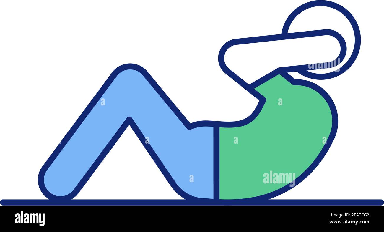 Crunches icon hi-res stock photography and images - Alamy