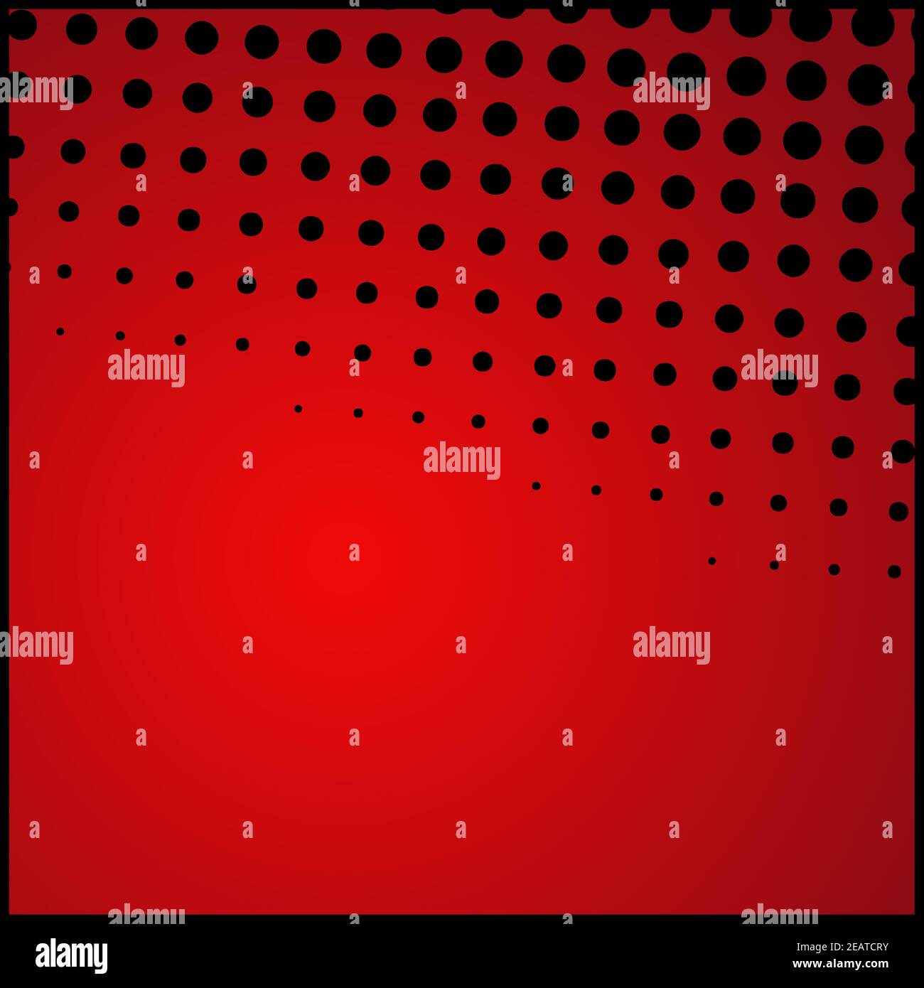 Red comic zoom with lines and dots Stock Photo - Alamy