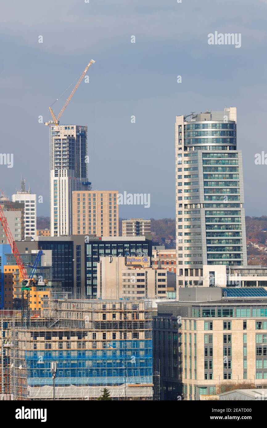 Leeds City Skyline Stock Photo - Alamy