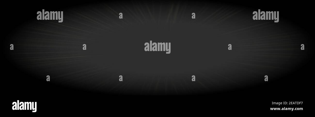 Panoramic black comic zoom with lines - illustration Stock Photo - Alamy