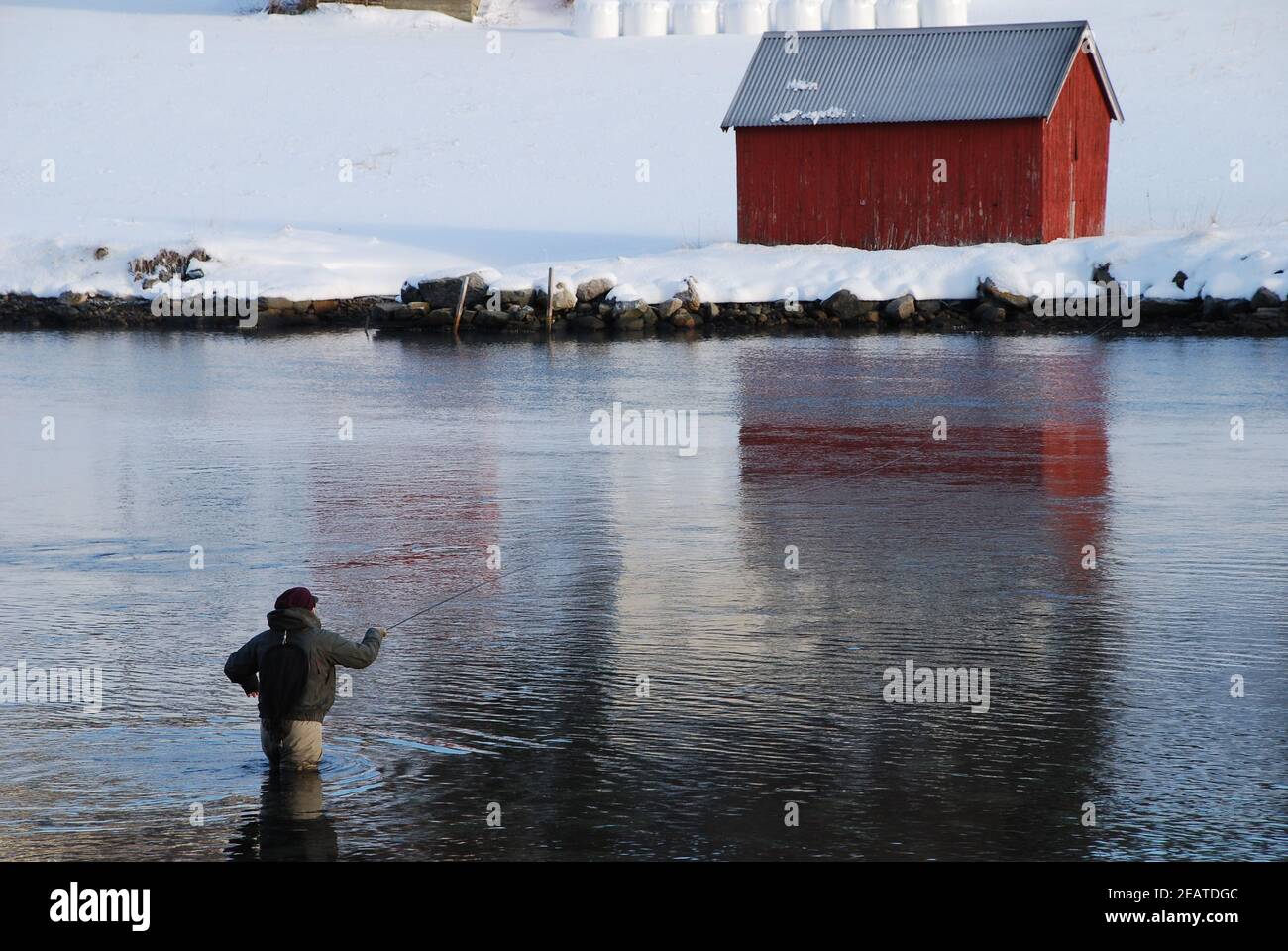 Waders in snow hi-res stock photography and images - Alamy