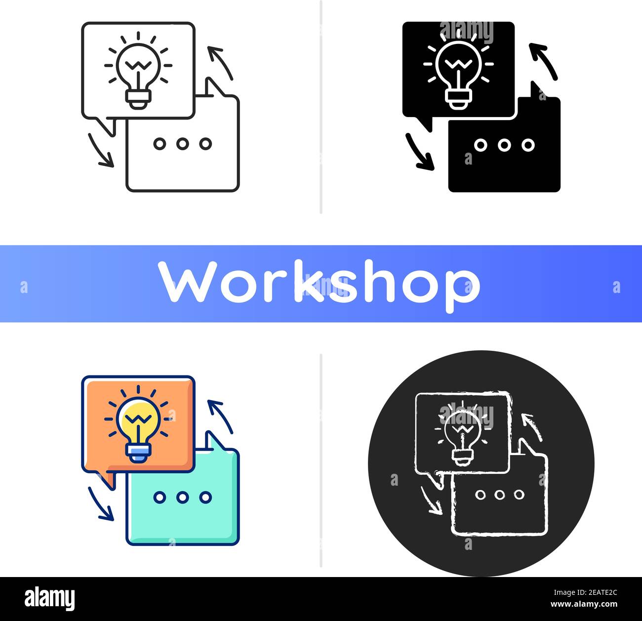 Sharing experience icon Stock Vector Image & Art - Alamy