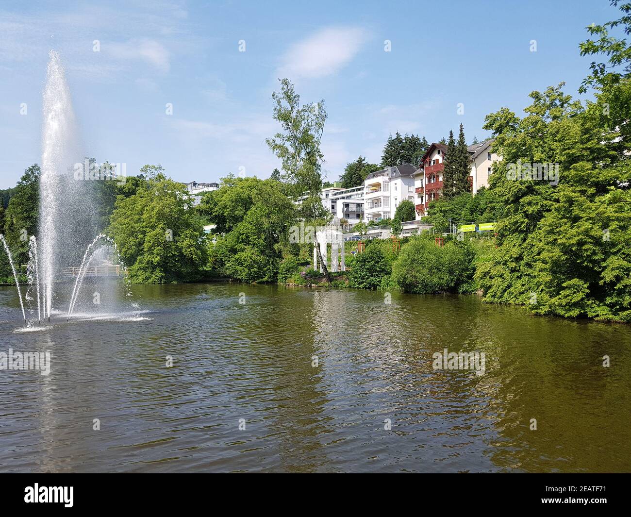 Kurpark, Bad Schwalbach Stock Photo - Alamy