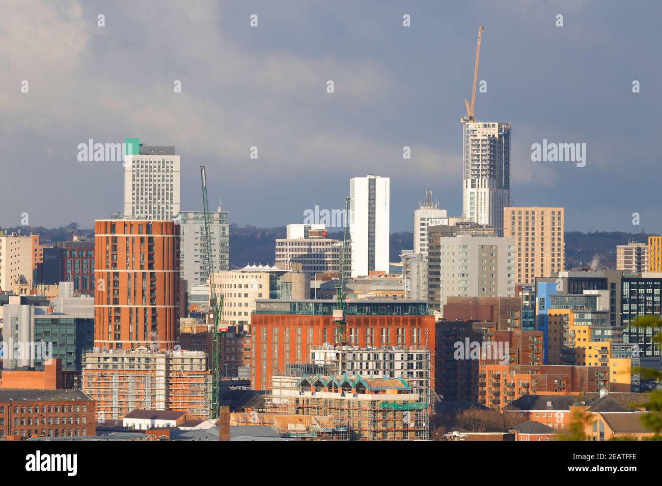 Leeds City Skyline Stock Photo - Alamy